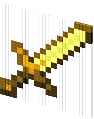 GOLD SWORD MINECRAFT! Cursor