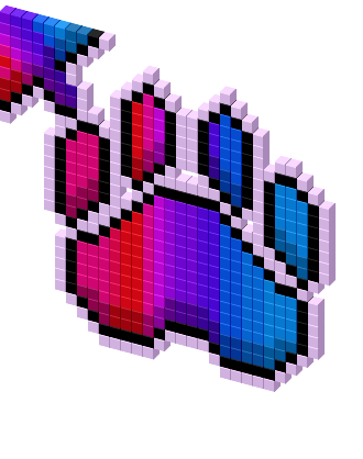 Red, Purple, Blue Paw Cursor