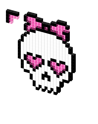 pink skull Cursor