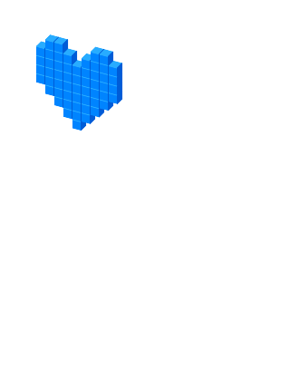 blue heart Cursor