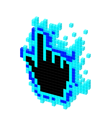 blue fire Cursor