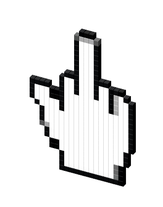 fixed middle finger Cursor