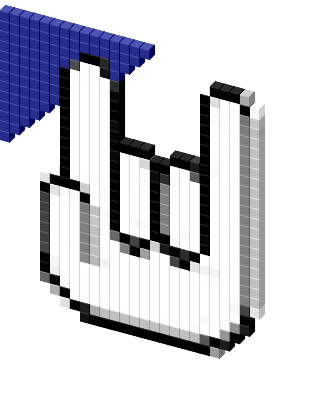 simbolo do rock Cursor