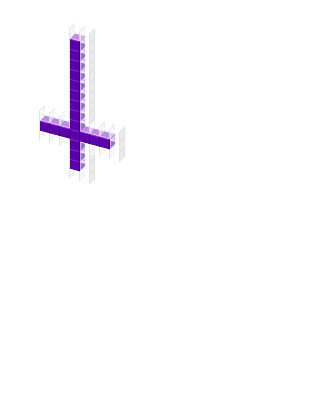 inverted cross purple Cursor