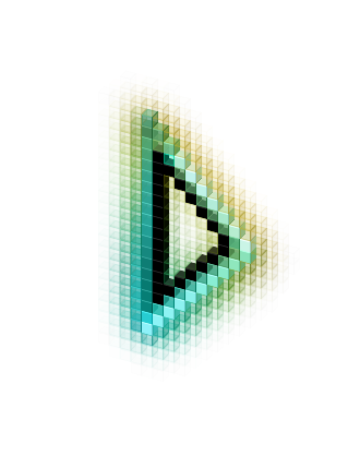 Neon triangle Cursor